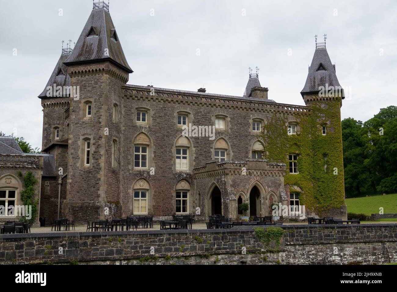 Dinefwr Mansion at Dinefwr Park National Nature Reserve Stock Photo - Alamy