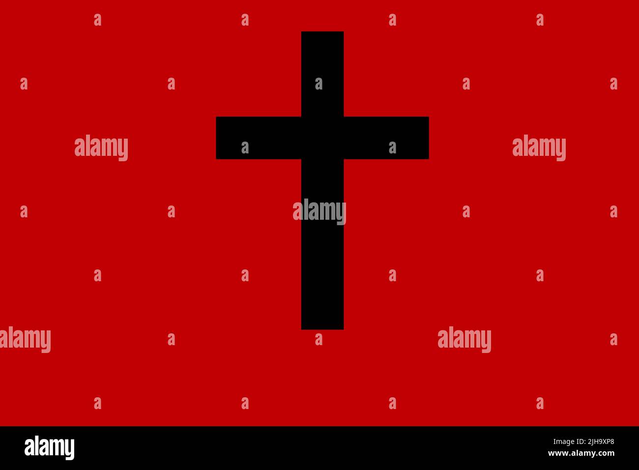 Top view of flag Andreas Lontos Revolution 1821 Greece. Greek travel ...