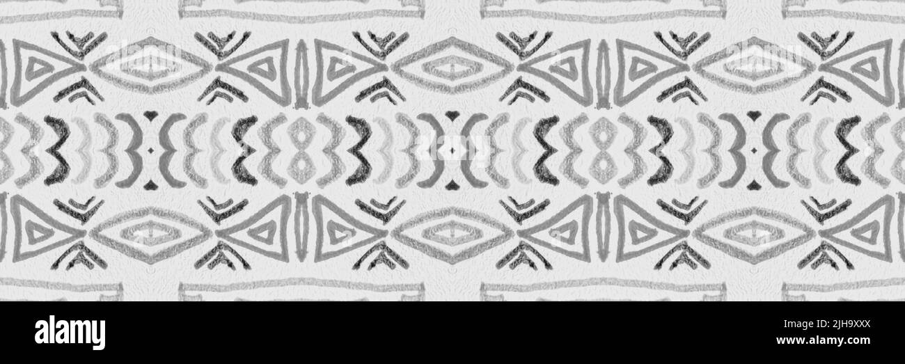 Black And White Native American Pattern