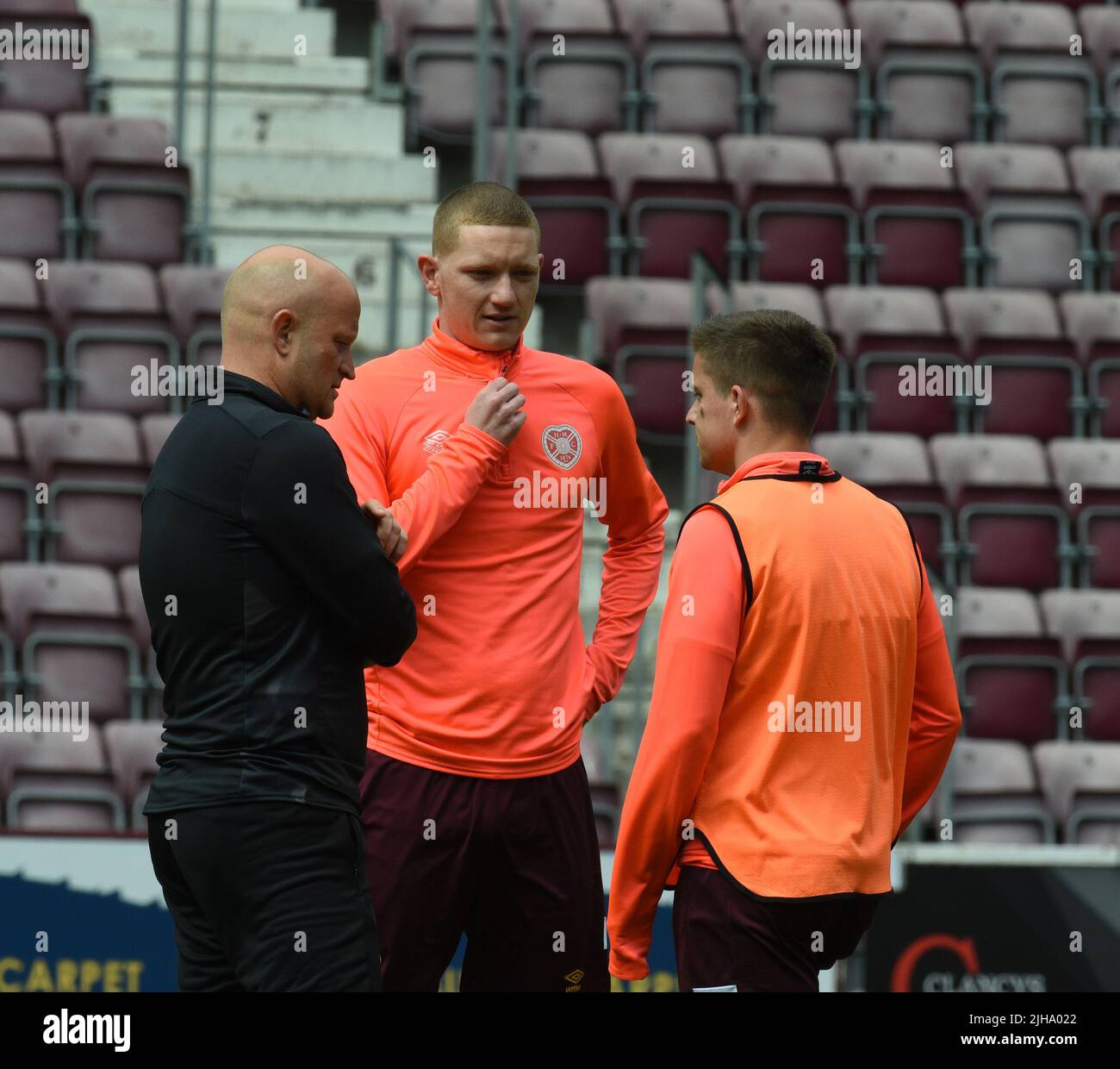 Tynecastle Park, Edinburgh.Scotland UK.16th July 22 Hearts vs Crawley ...