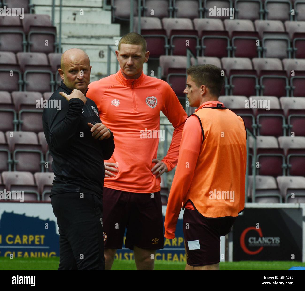 Tynecastle Park, Edinburgh.Scotland UK.16th July 22 Hearts vs Crawley ...