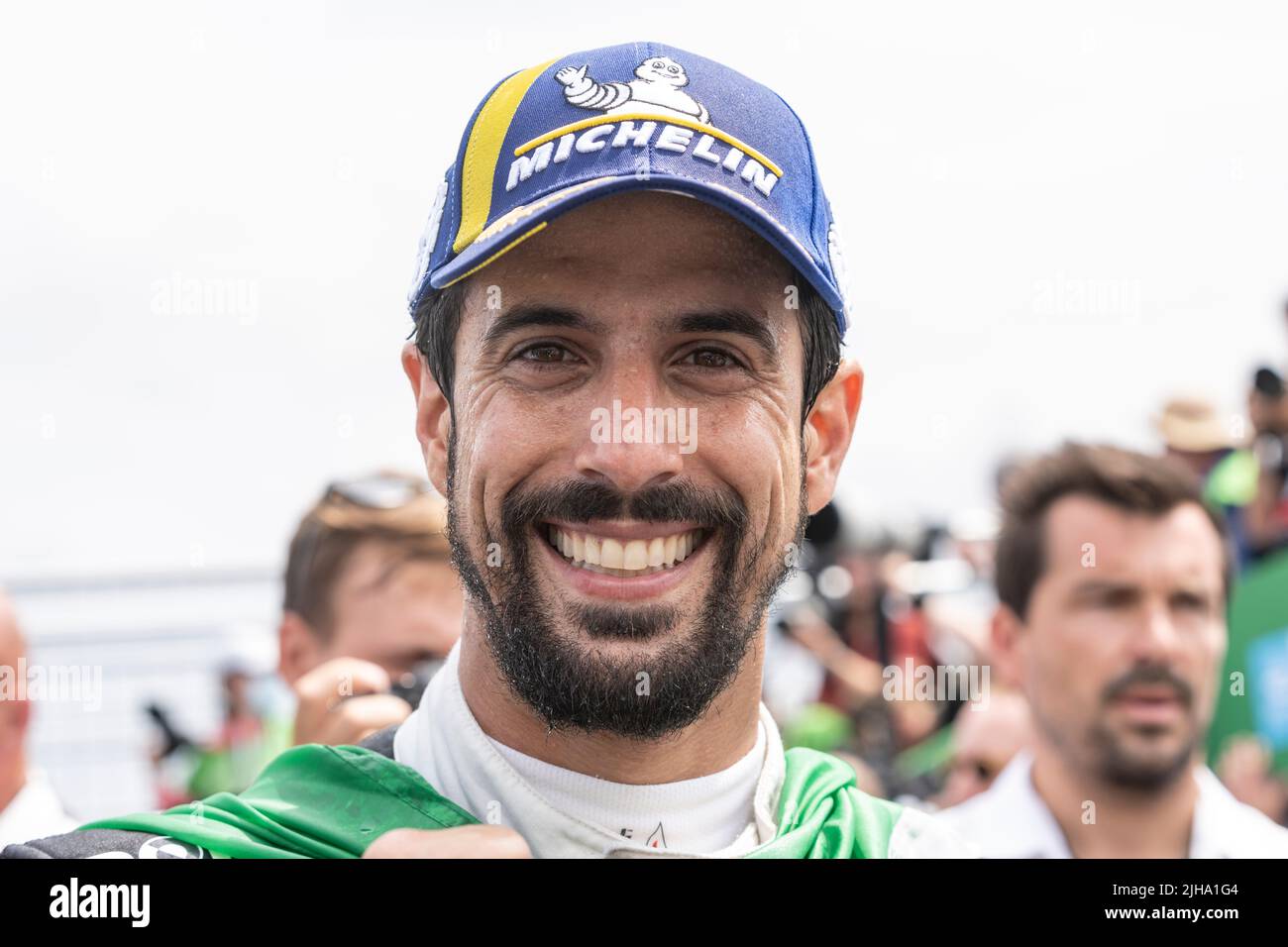 New York, NY - July 16, 2022: Lucas Di Grassi of RokIt team smiles ...