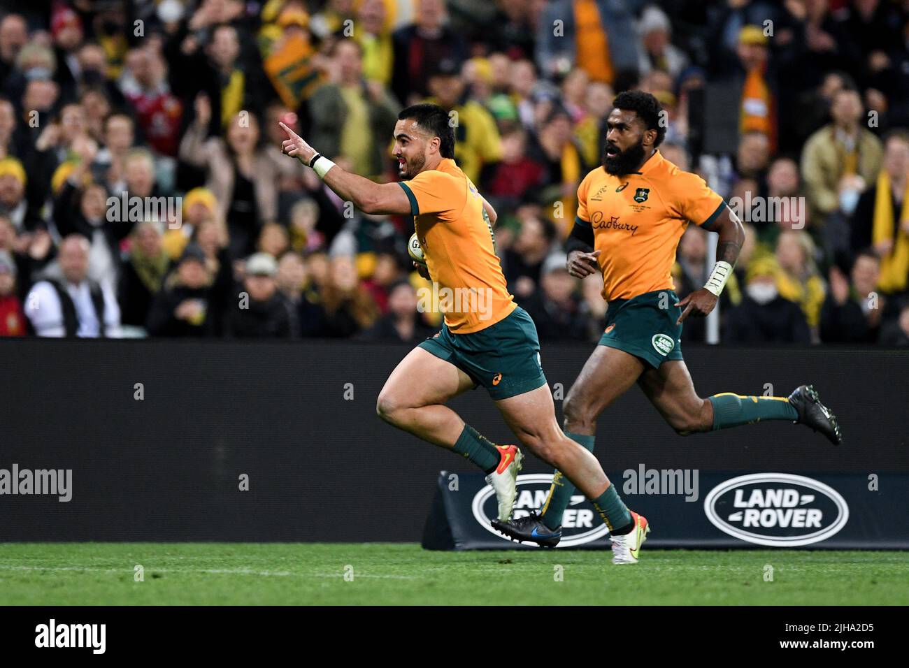 SYDNEY, AUSTRALIA - JULY 16: Tom Wright of the Australia Wallabies ...