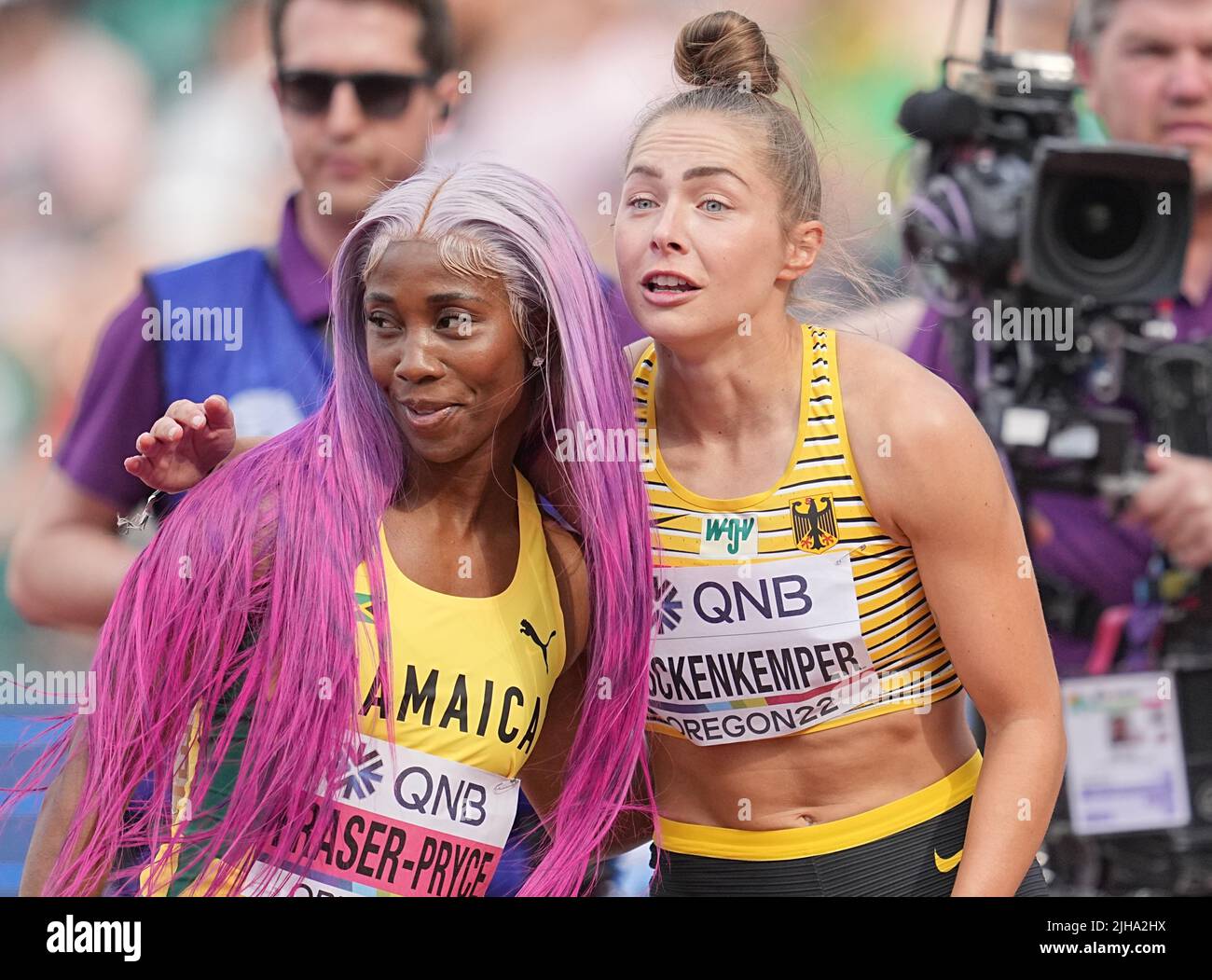 Eugene, USA. 16th July, 2022. Athletics: World Championships: Gina ...