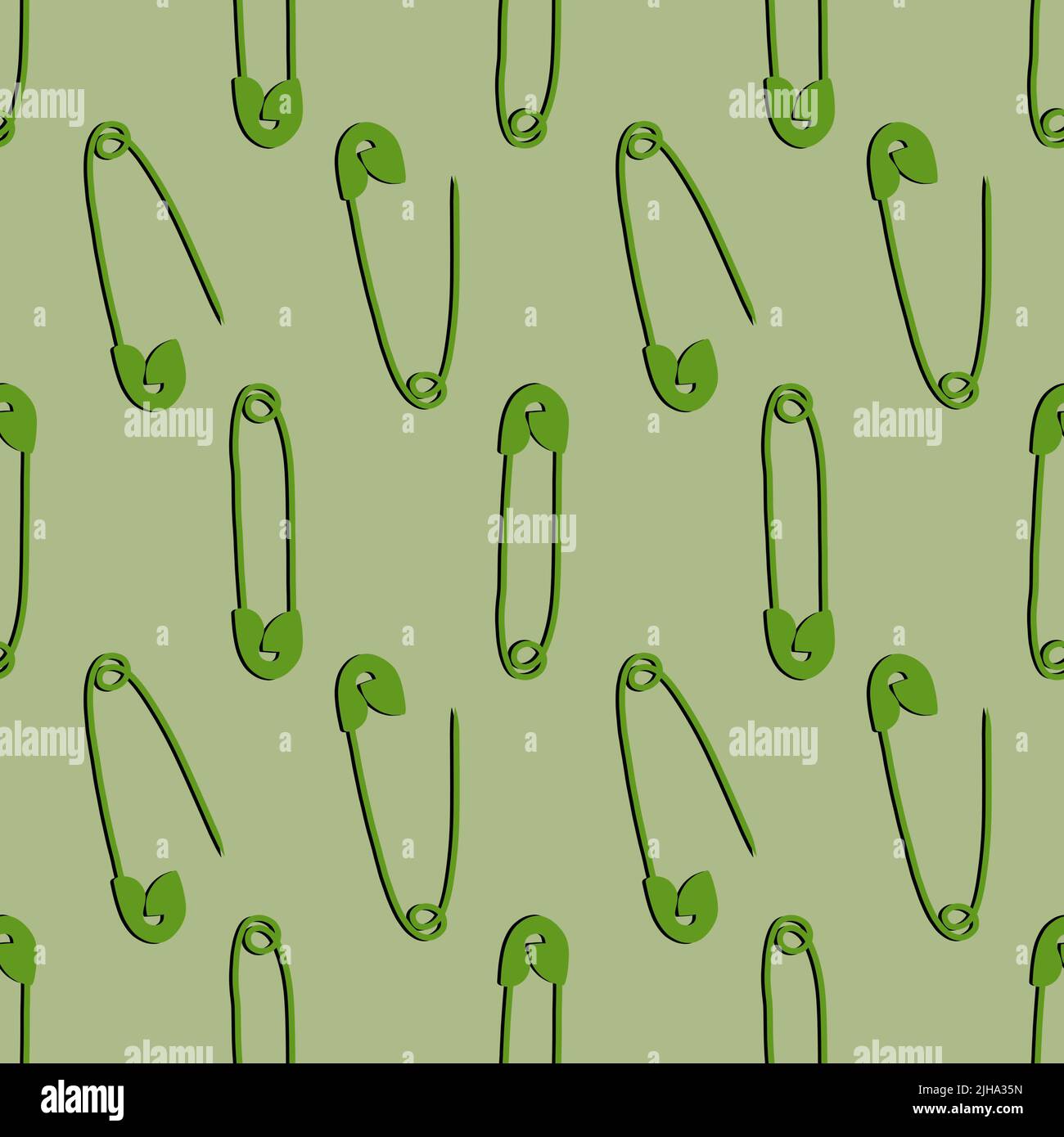 Metallic pins seamless sewing pattern for wrapping paper and fabrics ...