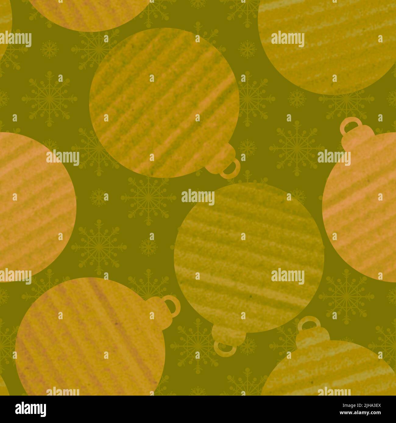 Christmas tree balls seamless pattern for wrapping paper and clothes ...