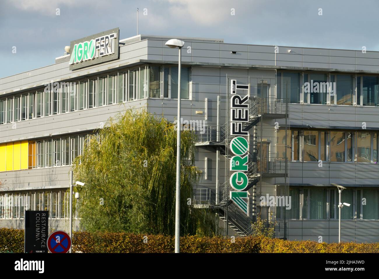 Agrofert Logo Building Stock Photo - Alamy