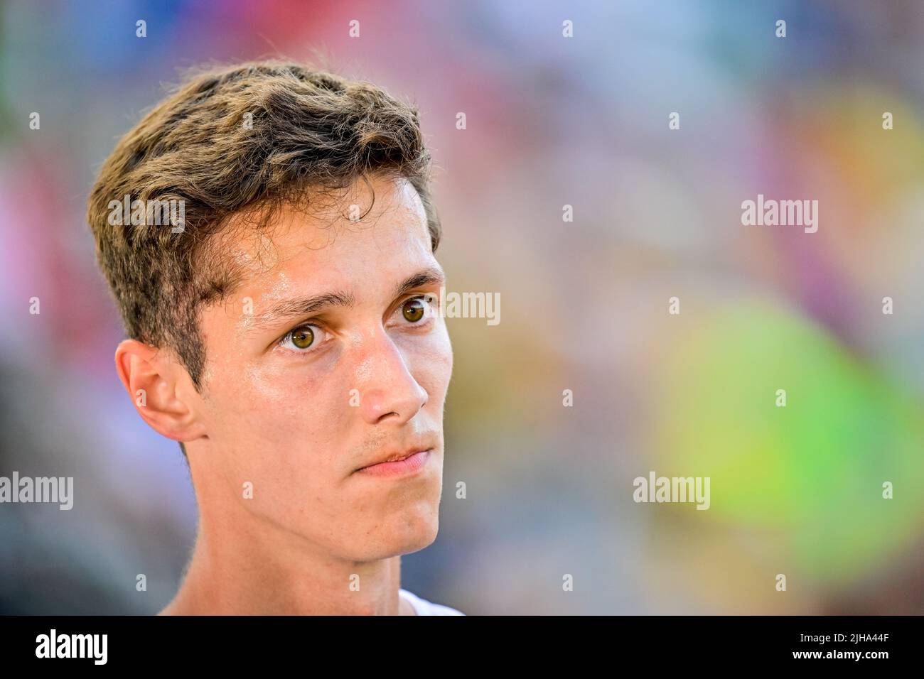 Belgian Ruben Verheyden pictured after the heats of the men's 1500m ...