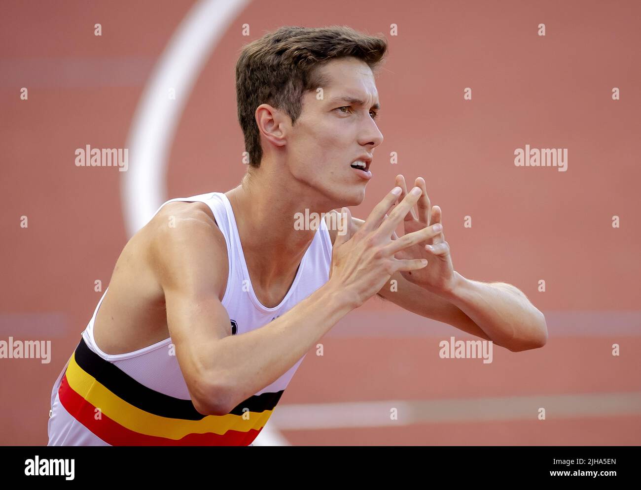 EUGENE - Ruben Verheyden (BEL) in action during the 1500m qualifying ...