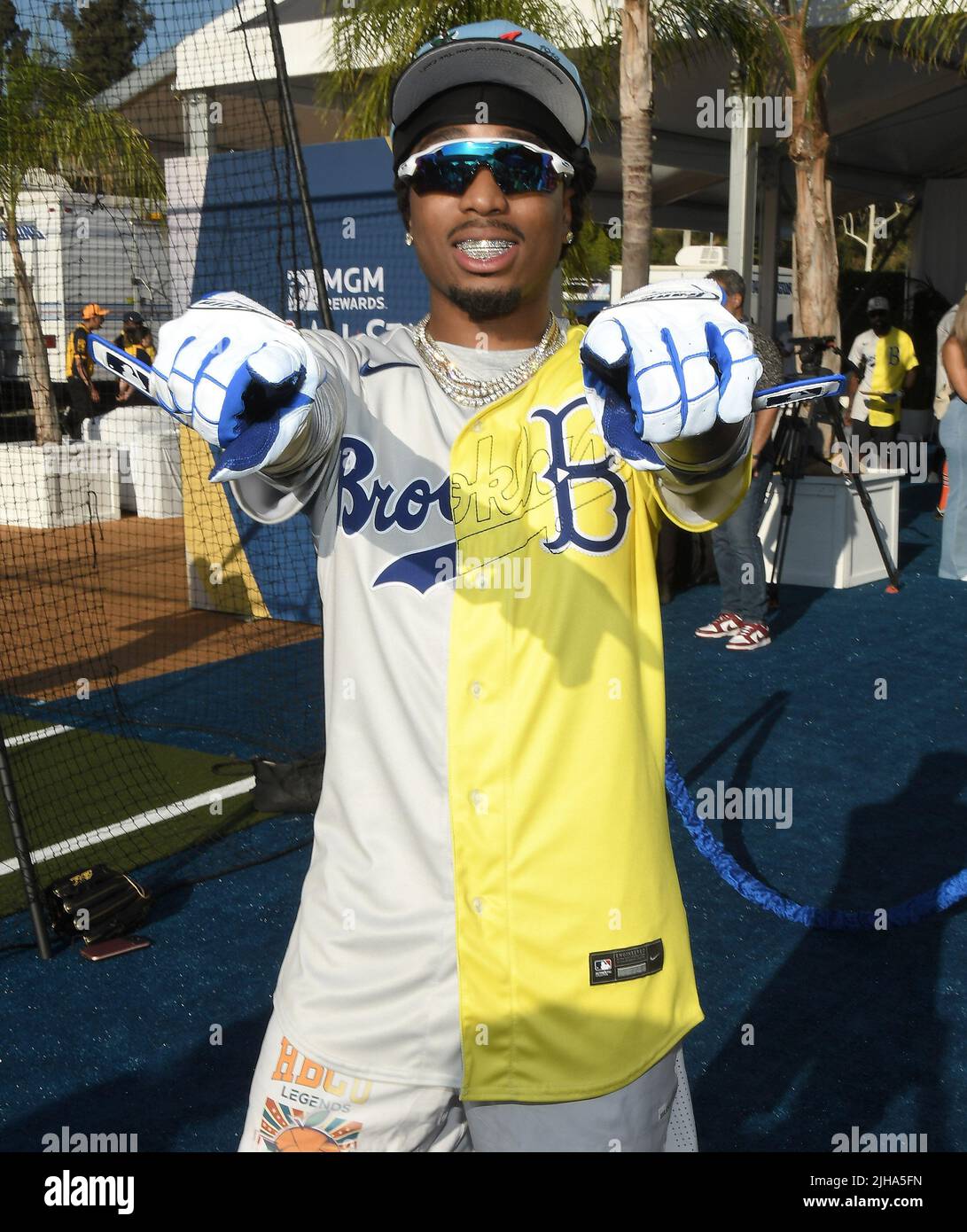 Quavo at the 2022 MLB All-Star Celebrity Softball Game Media ...