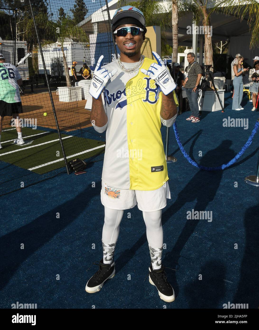 Quavo at the 2022 MLB All-Star Celebrity Softball Game Media ...