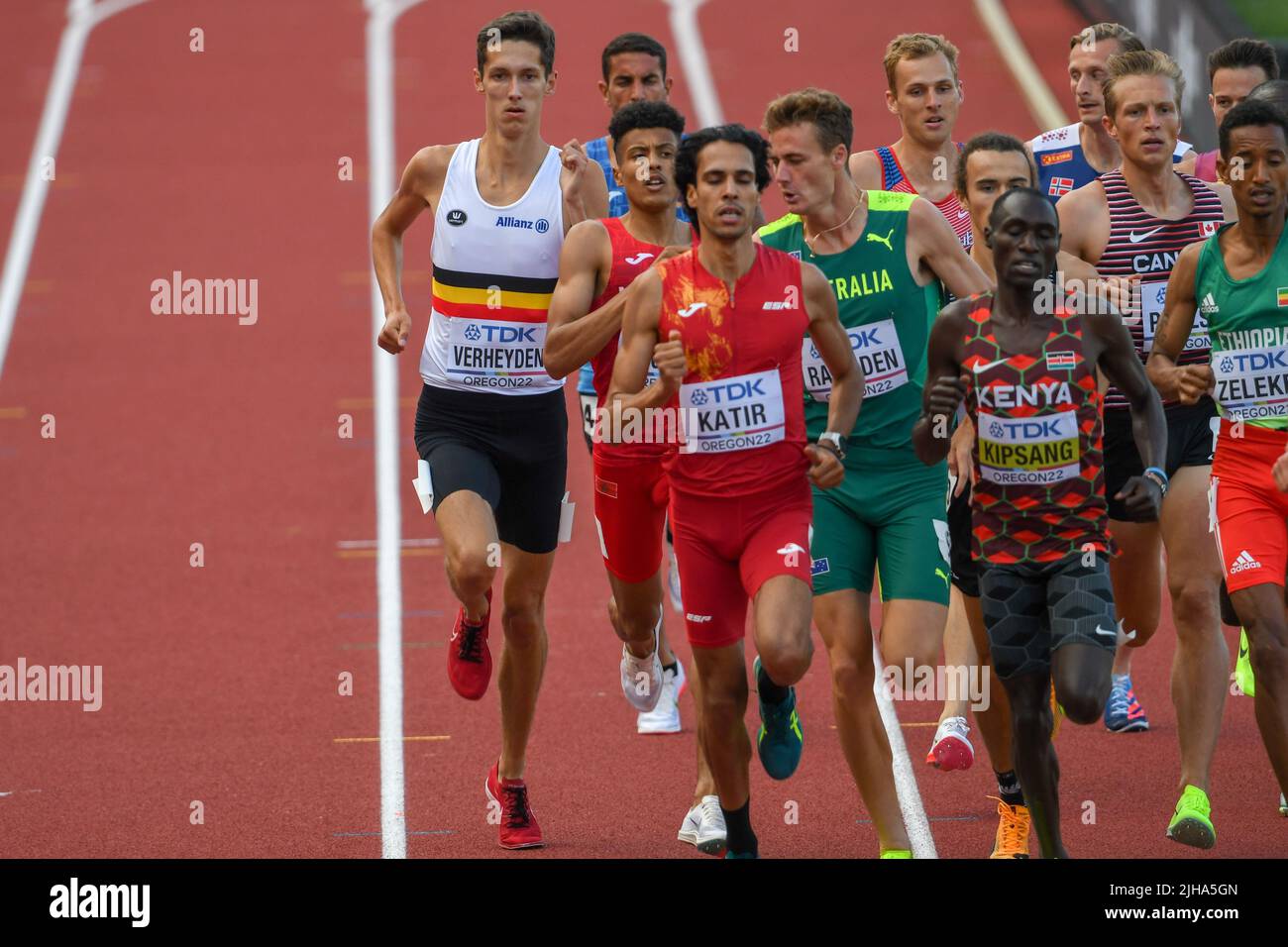 Belgian Ruben Verheyden pictured in action during the heats of the men ...