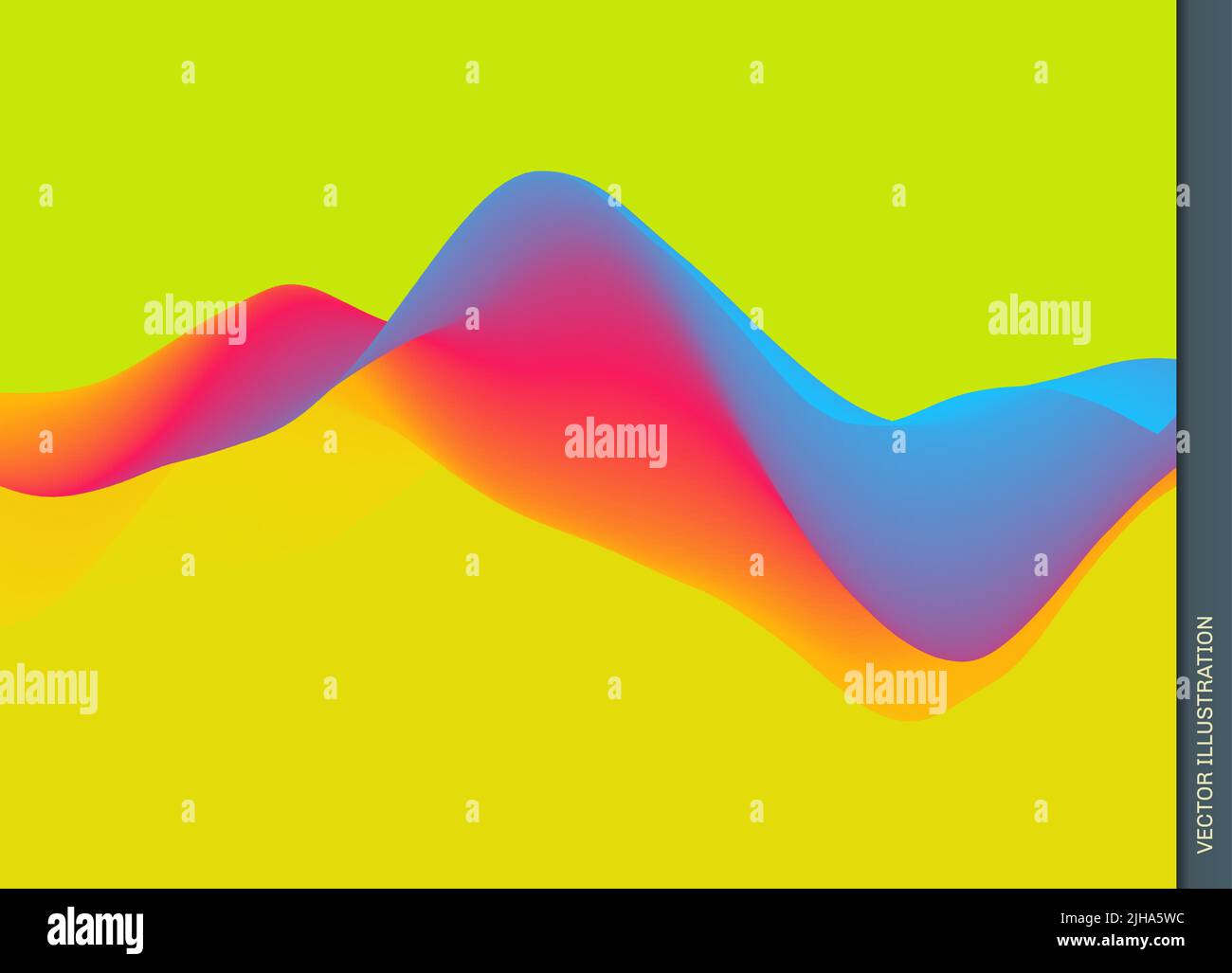 Abstract wavy background for banner, flyer, book cover, poster. Dynamic ...