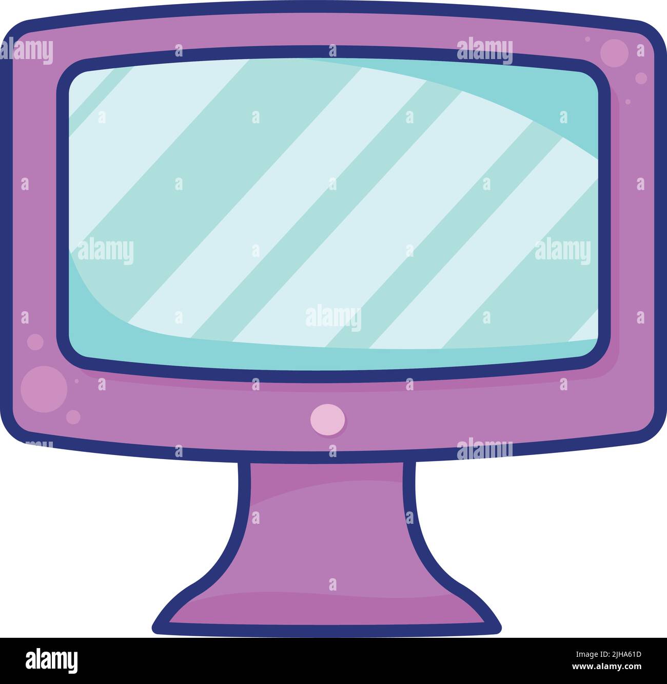 desktop computer tech device icon Stock Vector Image & Art - Alamy