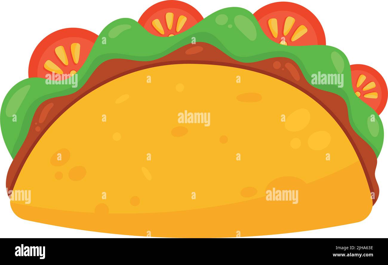 mexican taco fast food icon Stock Vector Image & Art - Alamy