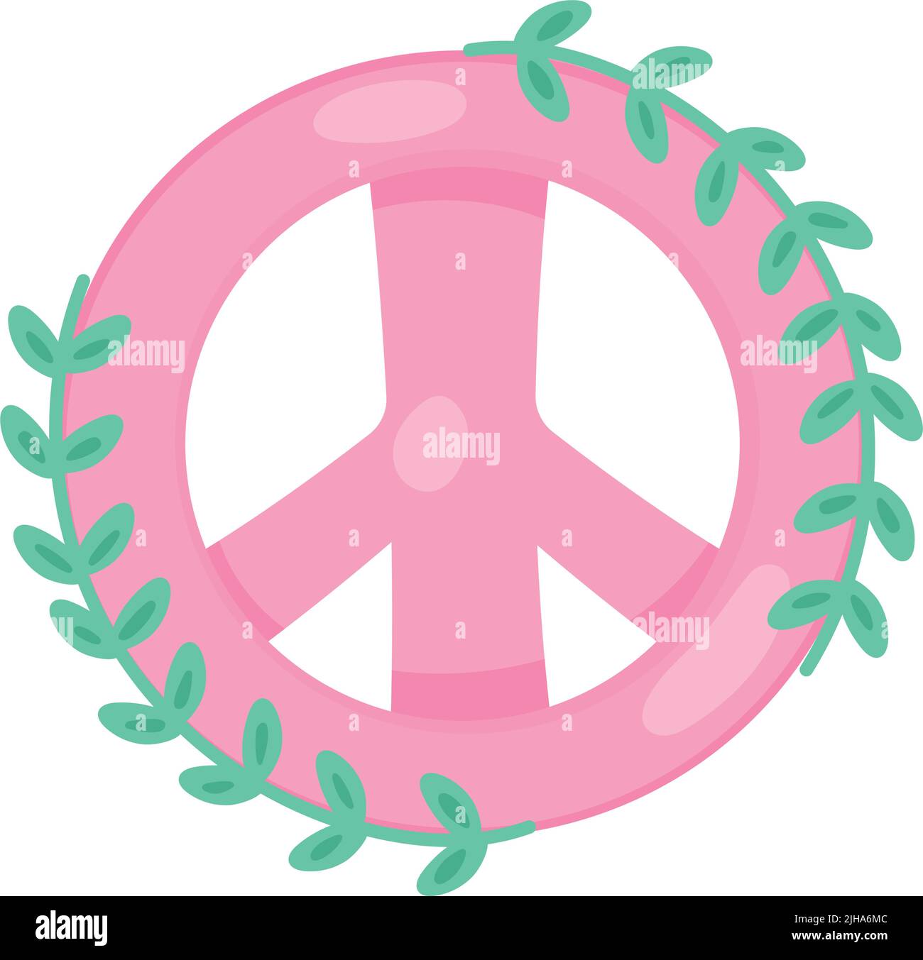 peace symbol with branches icon Stock Vector Image & Art - Alamy