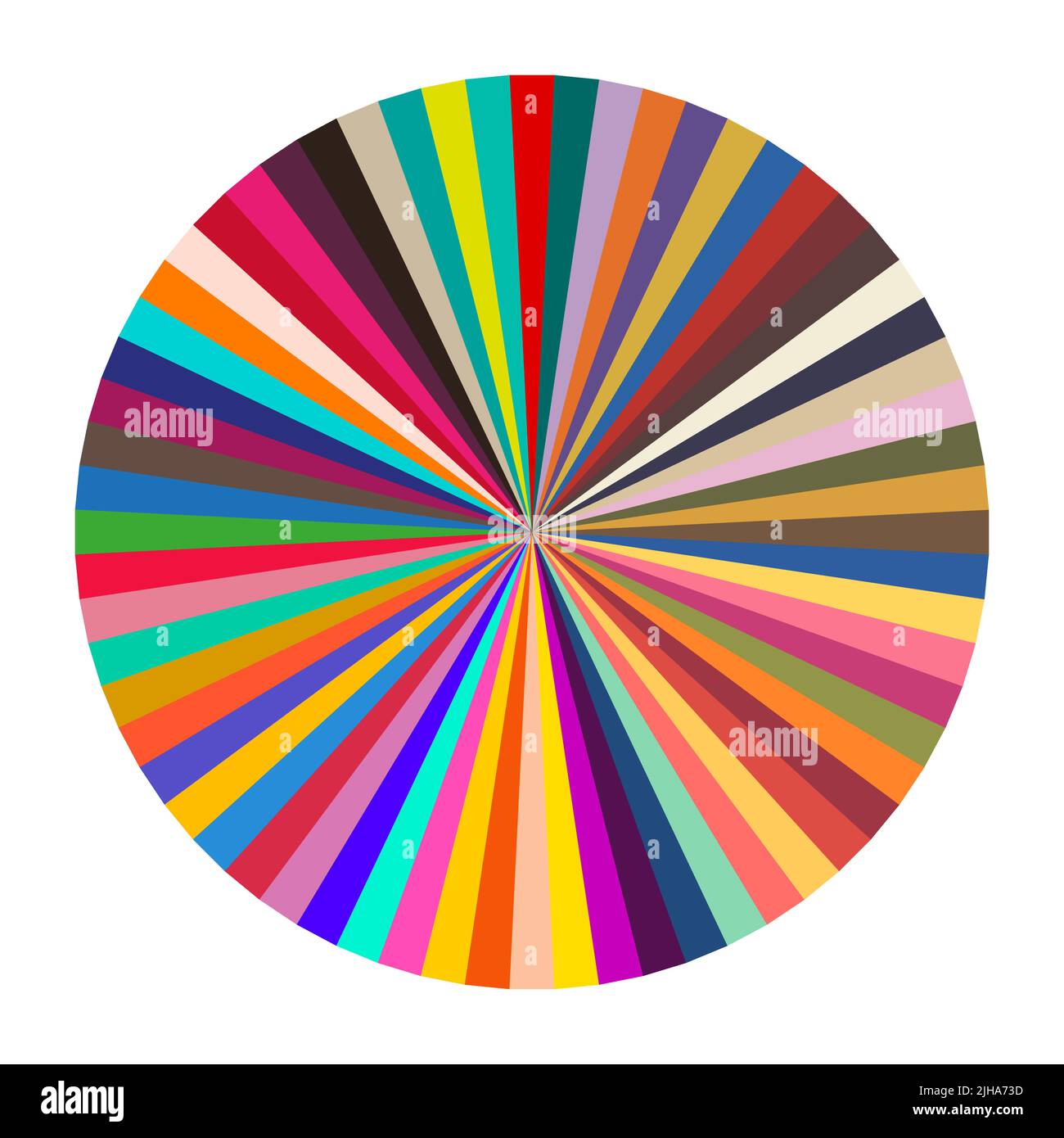Color wheel palette. Flat illustration isolated on white background ...