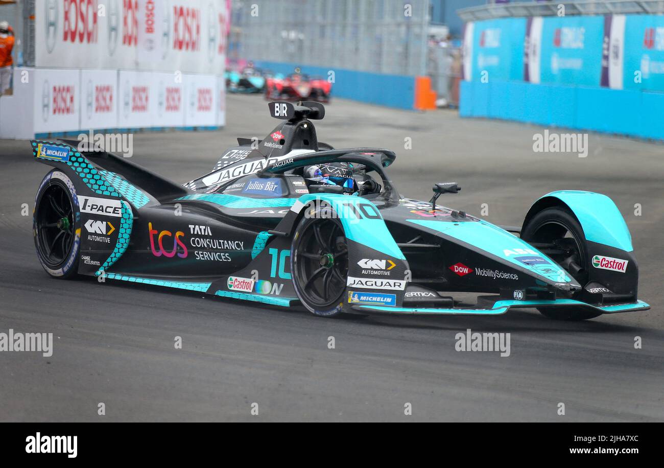 Sam Bird of Jaguar TCS Racing drives during the 2022 New York City ...
