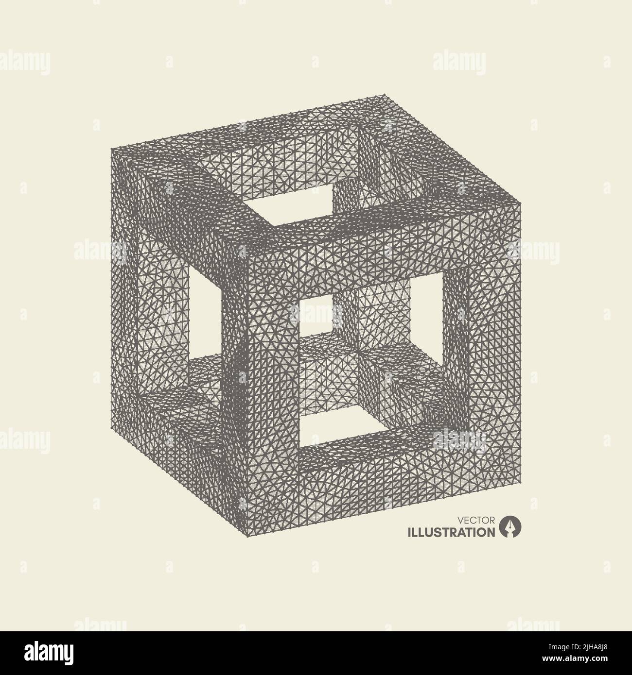 Cubic lattice hi-res stock photography and images - Alamy