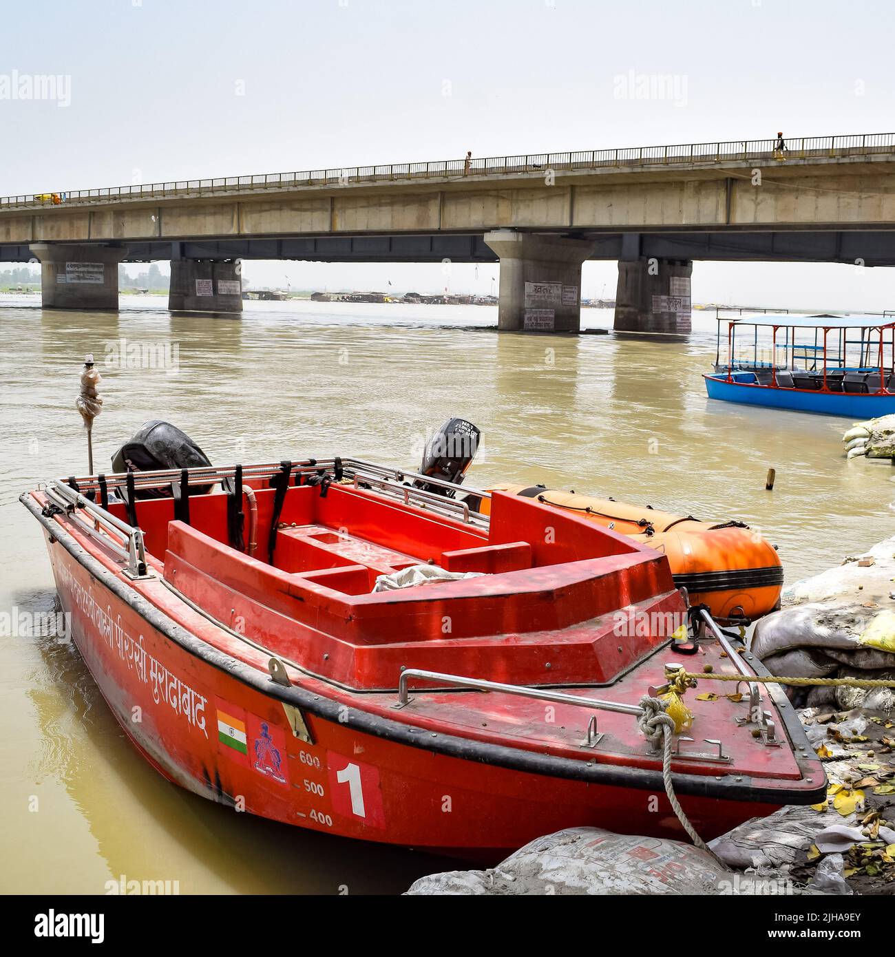 Ganga as seen in Garh Mukteshwar, Uttar Pradesh, India, River Ganga is ...