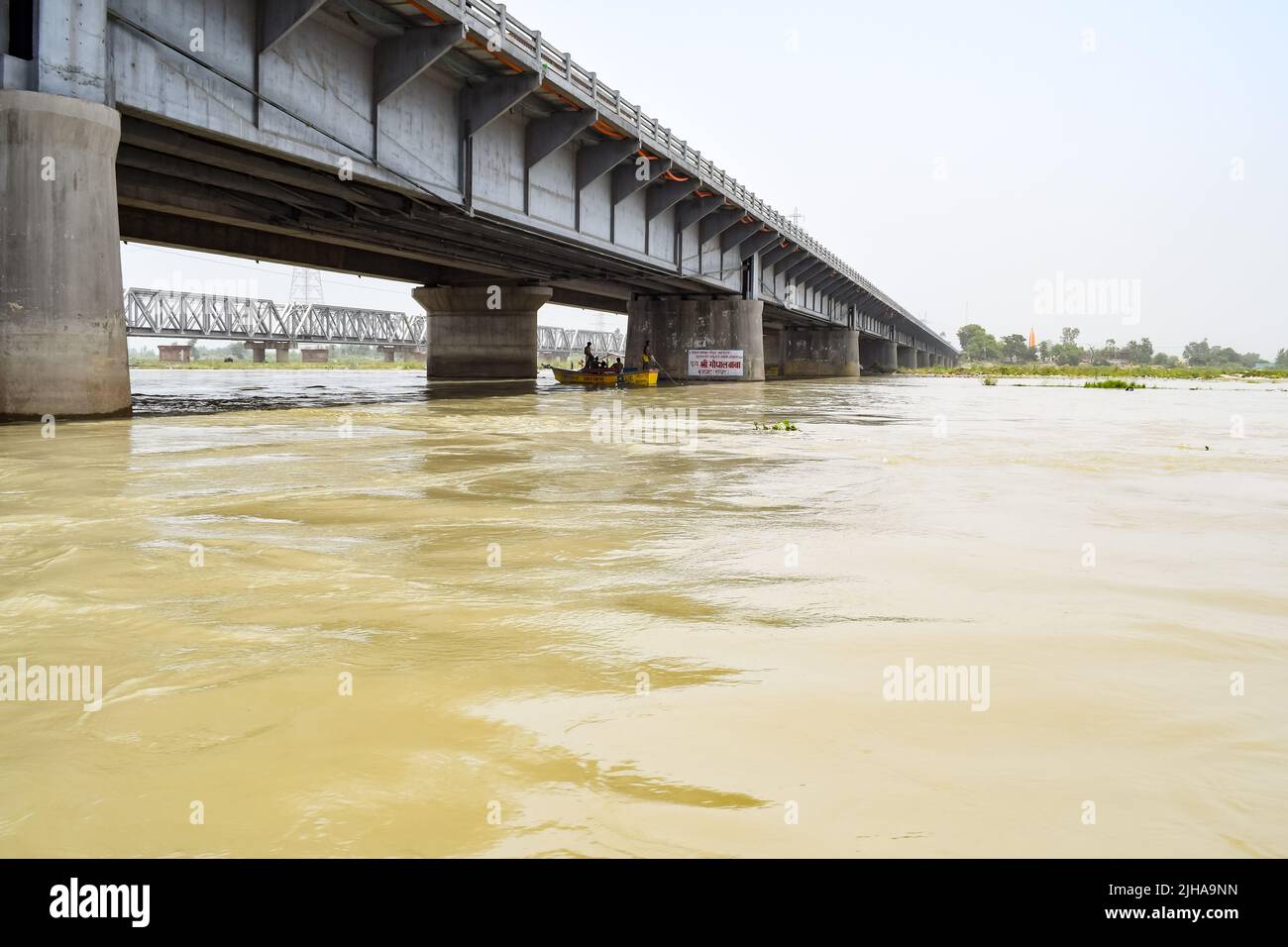 Ganga as seen in Garh Mukteshwar, Uttar Pradesh, India, River Ganga is ...