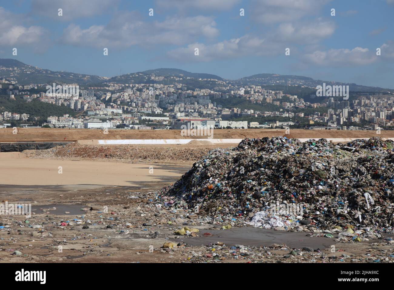 Beirut lebanon costa brava waste landfill trash emergency costa hi-res ...
