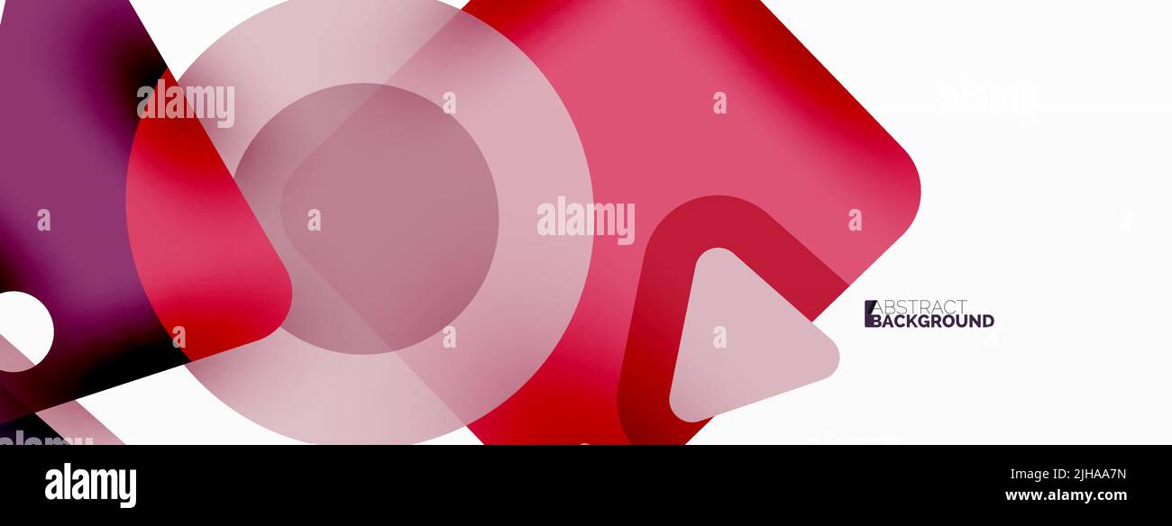 Primitive geometric shapes - line, triangle, square and circle ...