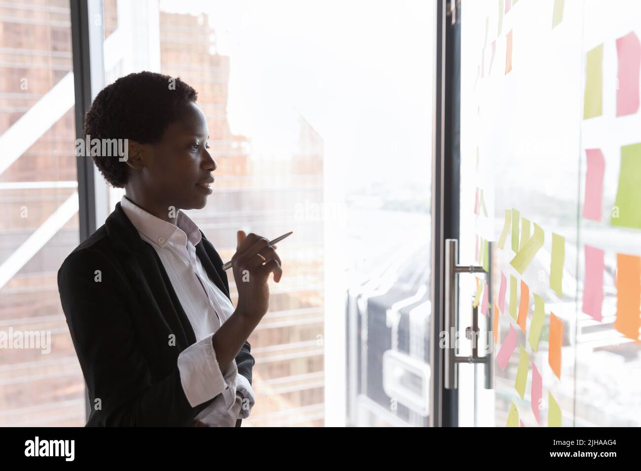 Post office worker female african hi-res stock photography and images ...