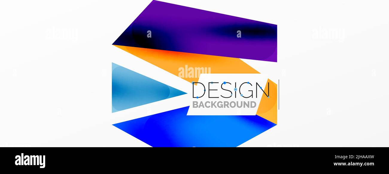 Background color abstract overlapping lines. Minimal composition vector ...