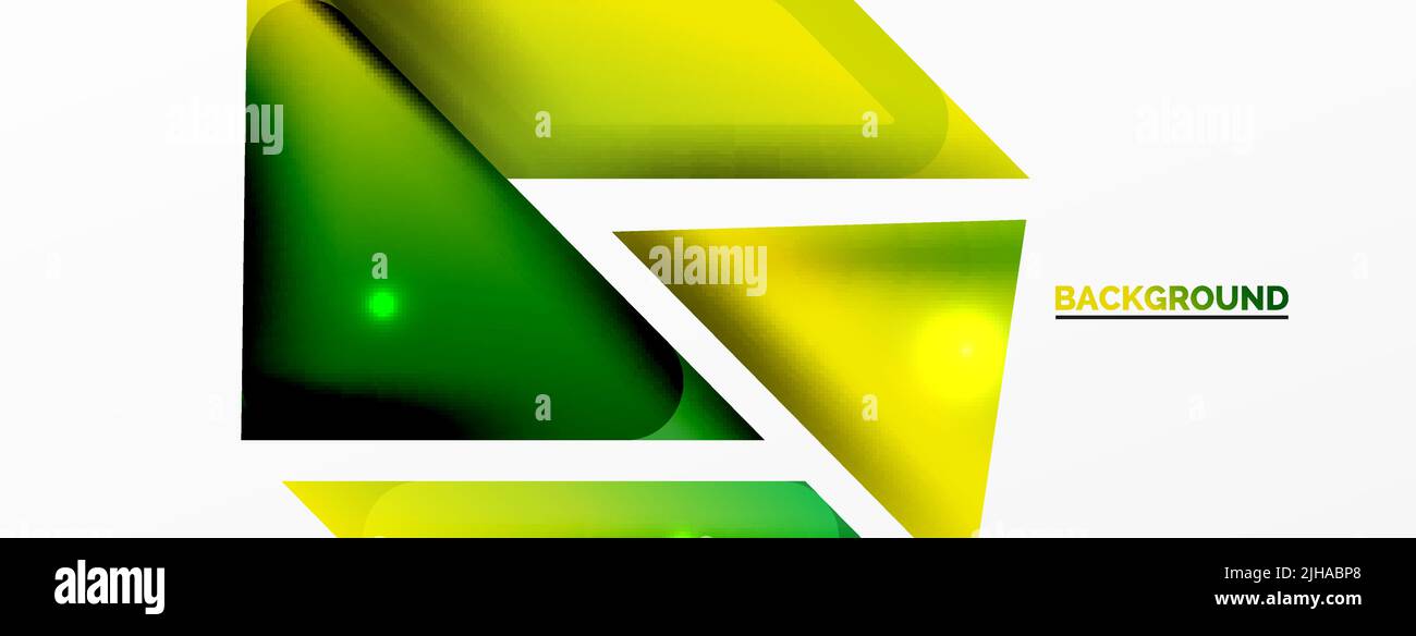 Dynamic 3d geometric abstract background. Triangles and other simple ...