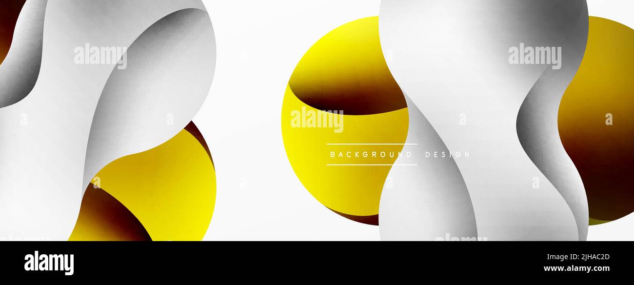 Circle geometric background. Abstract modern backdrop. Vector ...