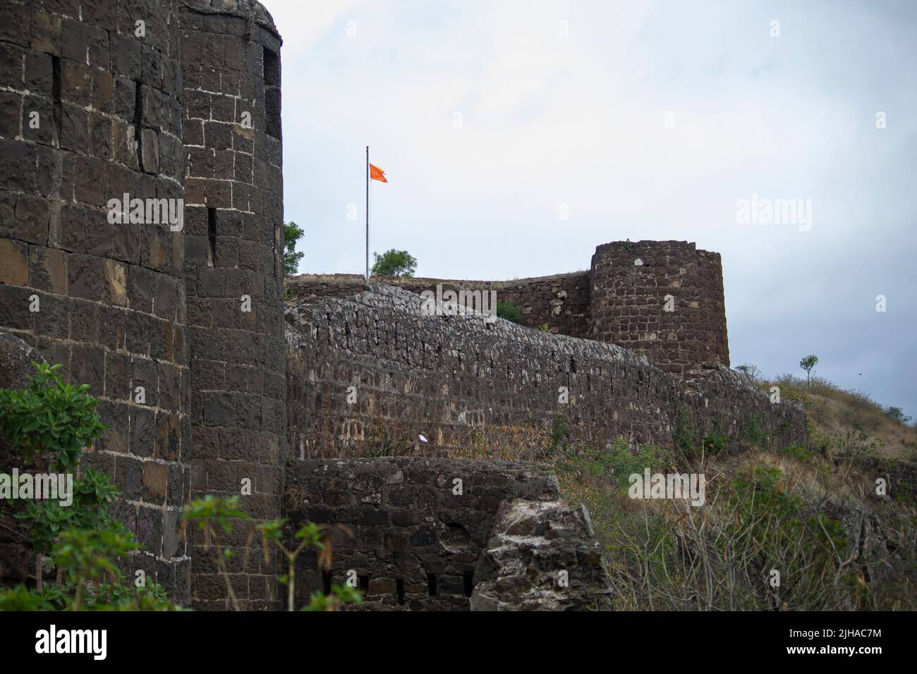 fort entrance gate, forts of maharashtra Stock Photo - Alamy
