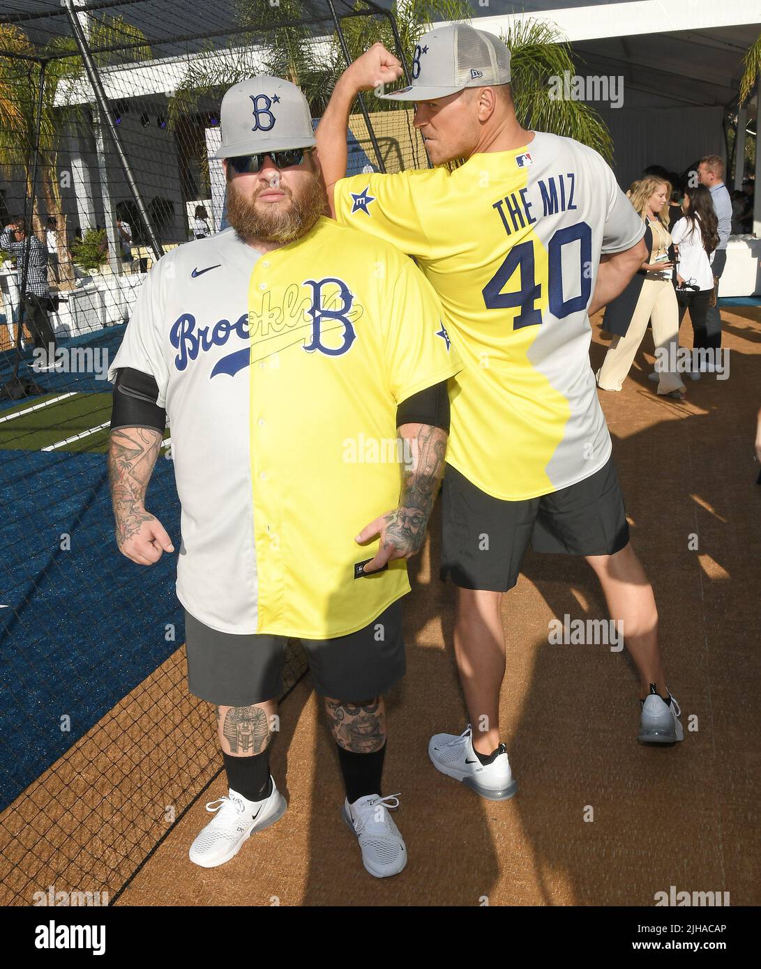 Los Angeles, USA. 16th July, 2022. (L-R) Action Bronson and The Miz at ...