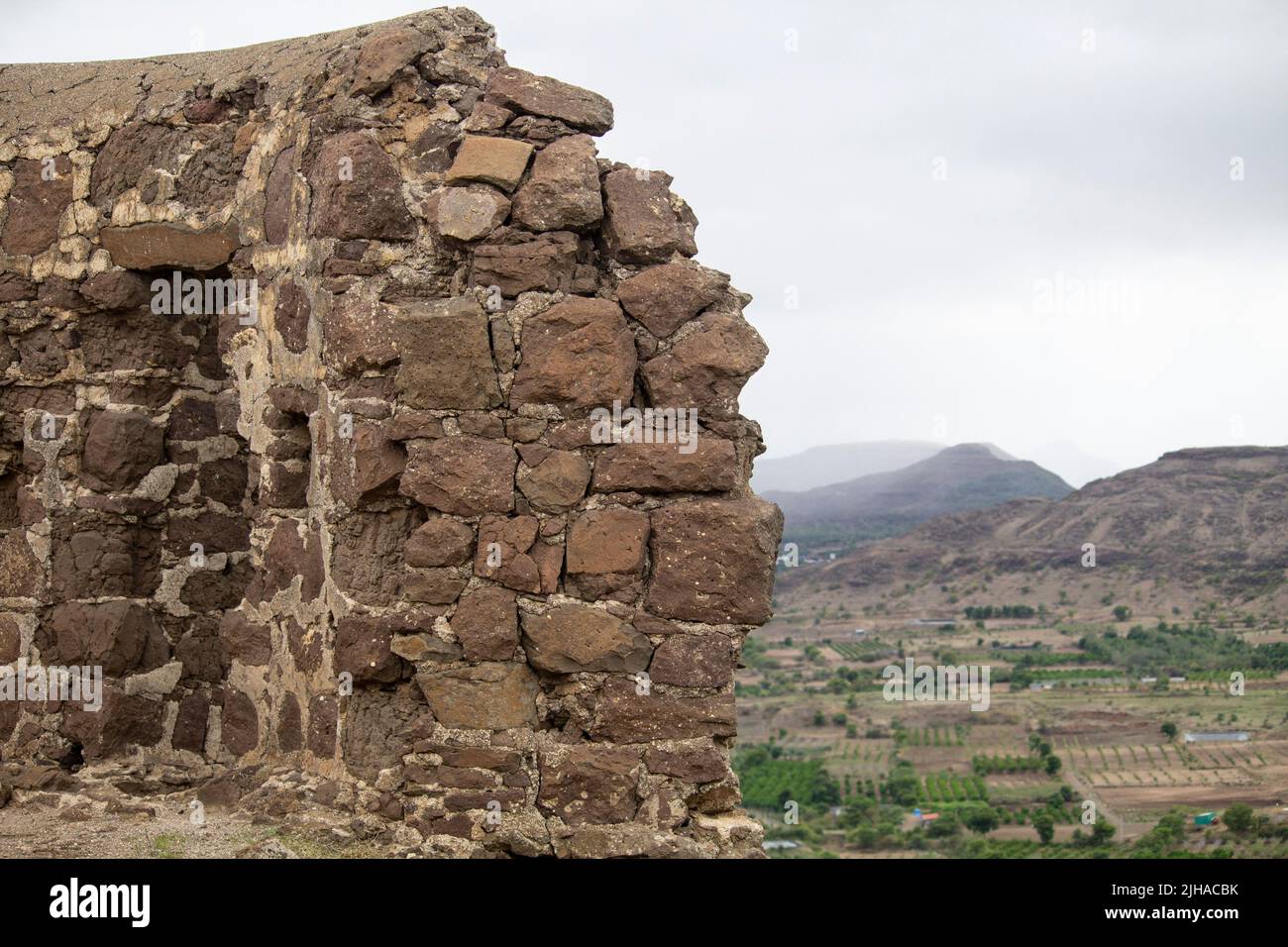 fort entrance gate, forts of maharashtra Stock Photo - Alamy