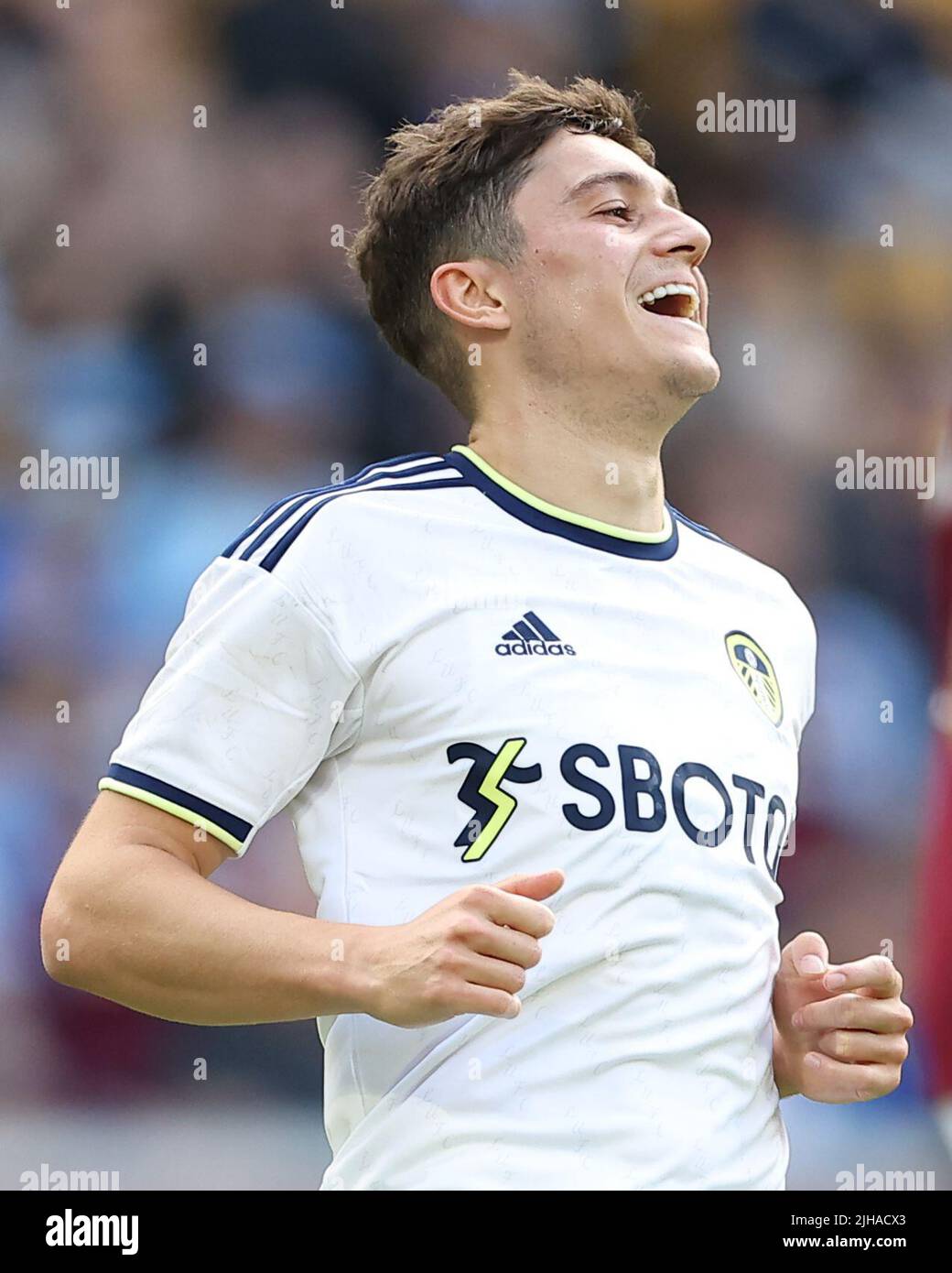 Dan James of Leeds United smiles Stock Photo - Alamy