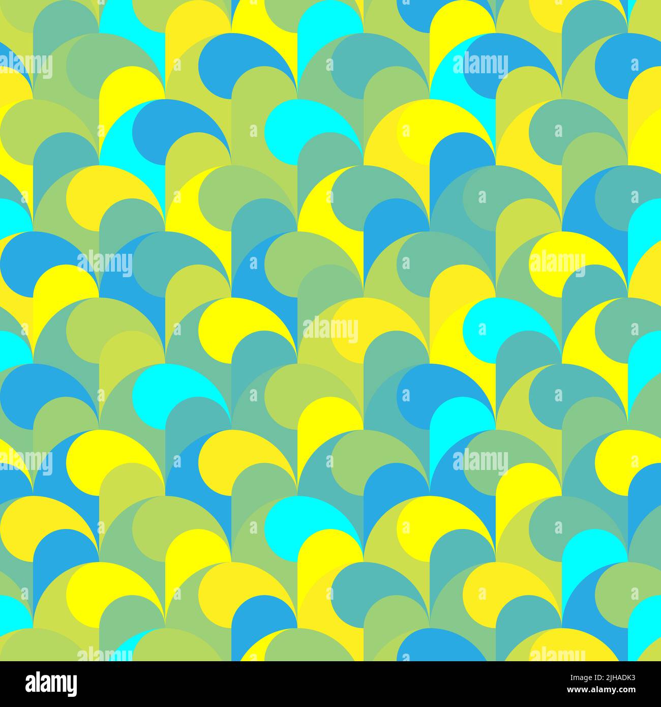 Abstract yellow and blue color spectrum seamless pattern background ...