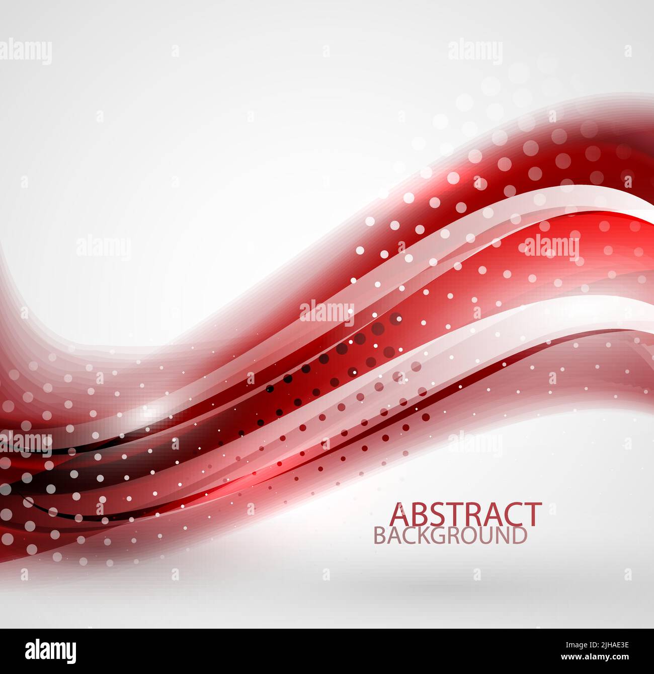 Vector glossy dotted wave abstract background Stock Vector Image & Art ...