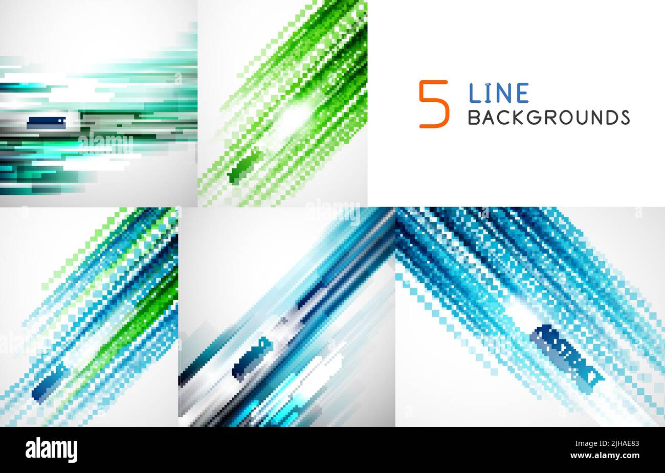 Mega collection of straight line abstract vector backgrounds with copy ...