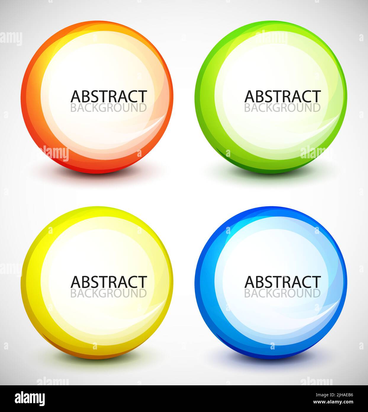 Abstract colorful vector shapes with sample text Stock Vector Image ...