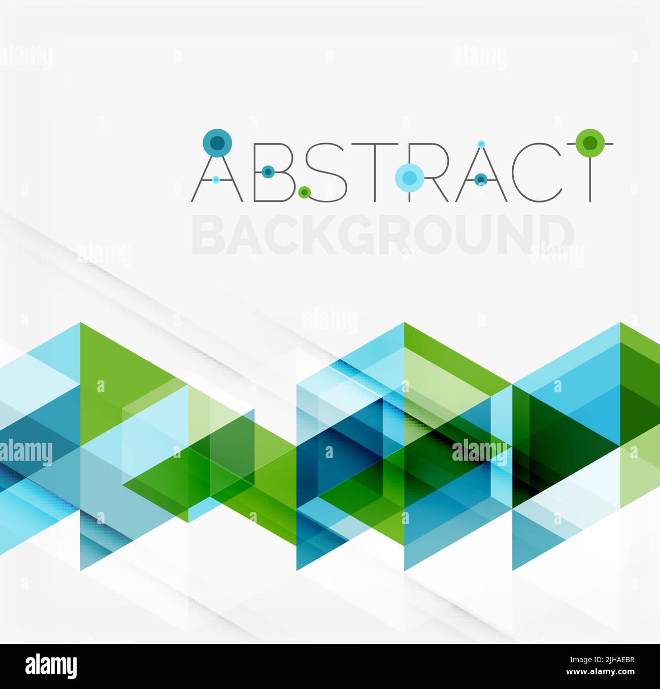 Abstract geometric background. Modern overlapping triangles. Unusual ...