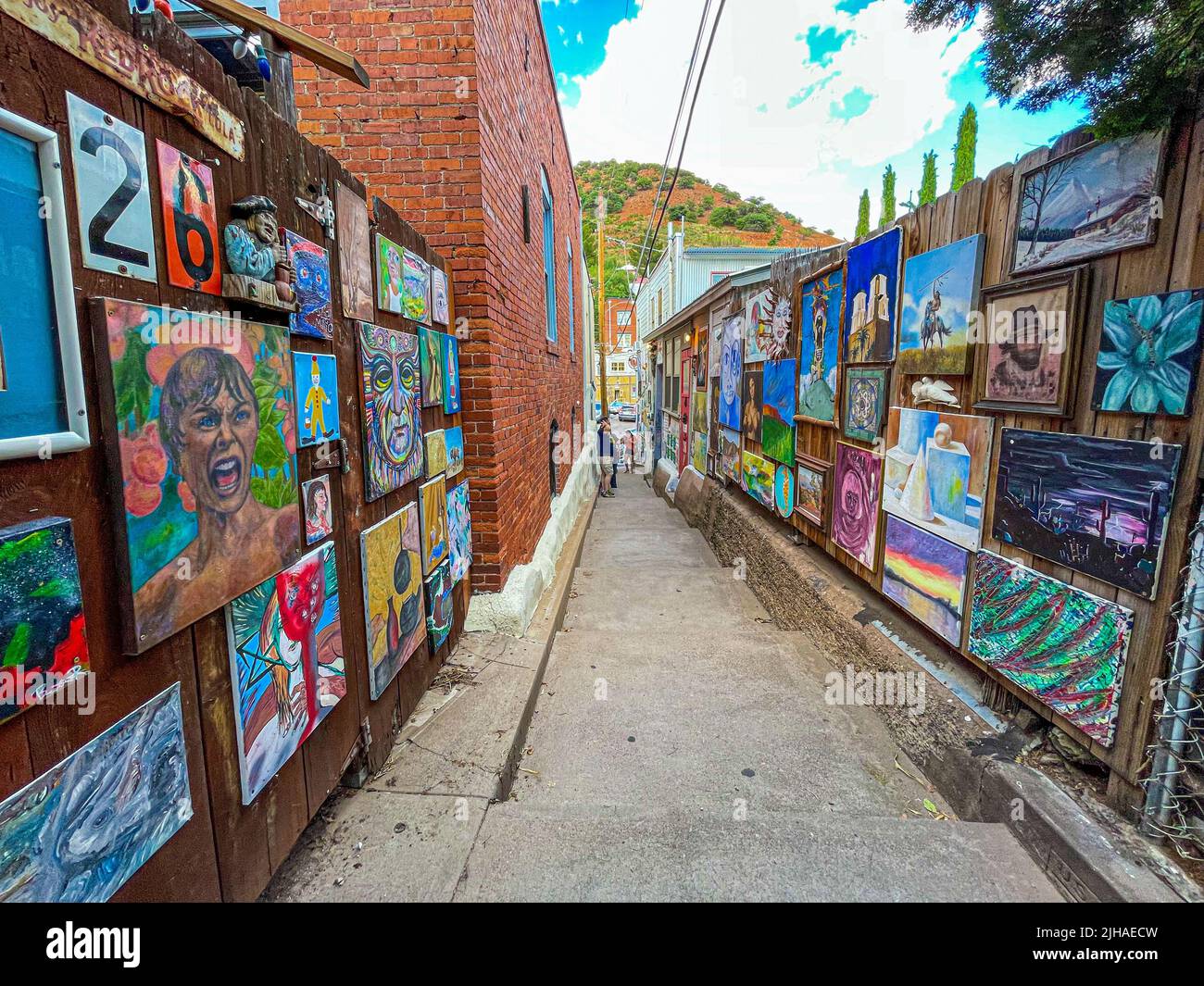 Bisbee, city in Arizona United States. Old West town, located in ...