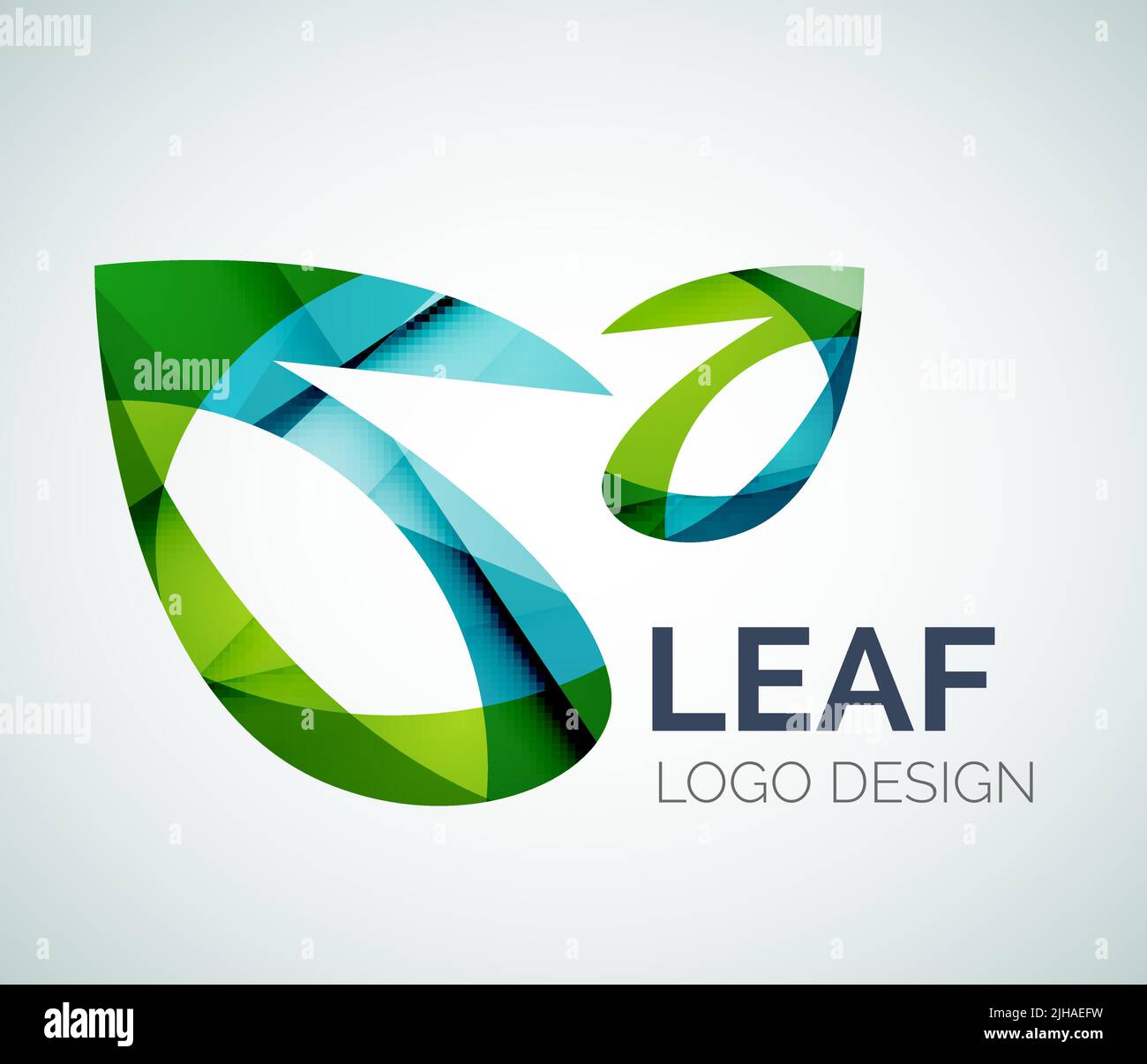 Leaf logo, concept, branding logotype design Stock Vector Image & Art ...