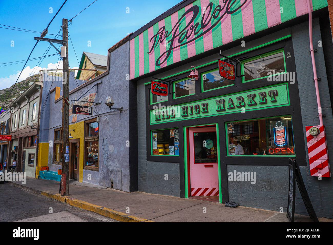 Bisbee, city in Arizona United States. Old West town, located in ...