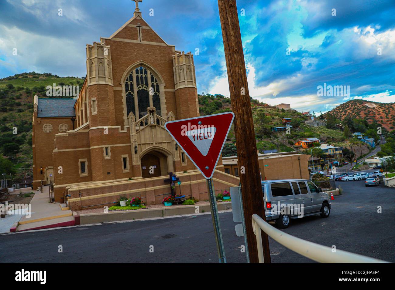 Bisbee, city in Arizona United States. Old West town, located in ...