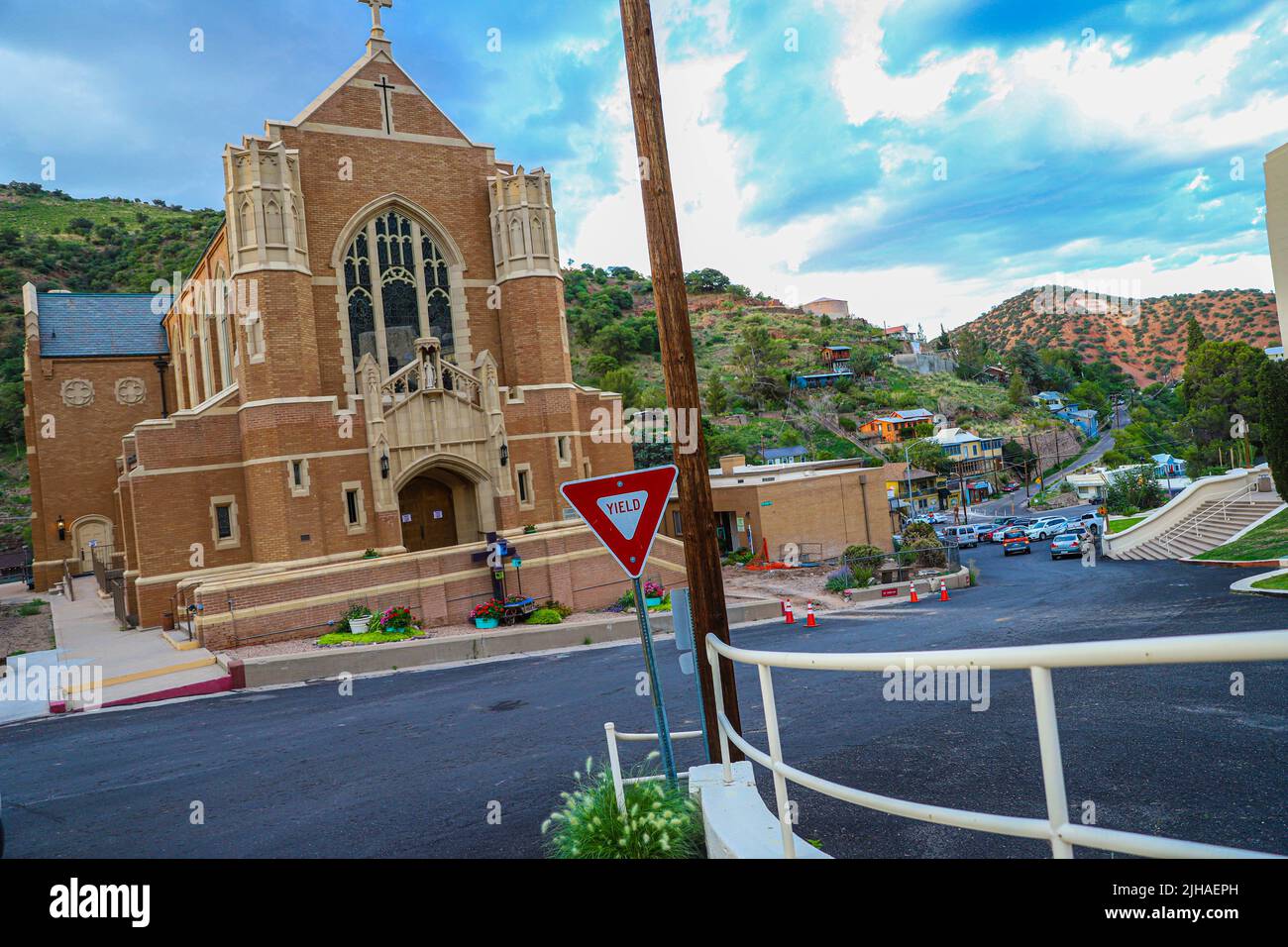 Bisbee, city in Arizona United States. Old West town, located in ...