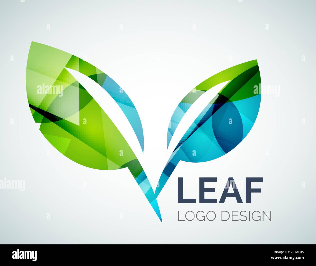 Leaf logo, concept, branding logotype design Stock Vector Image & Art ...