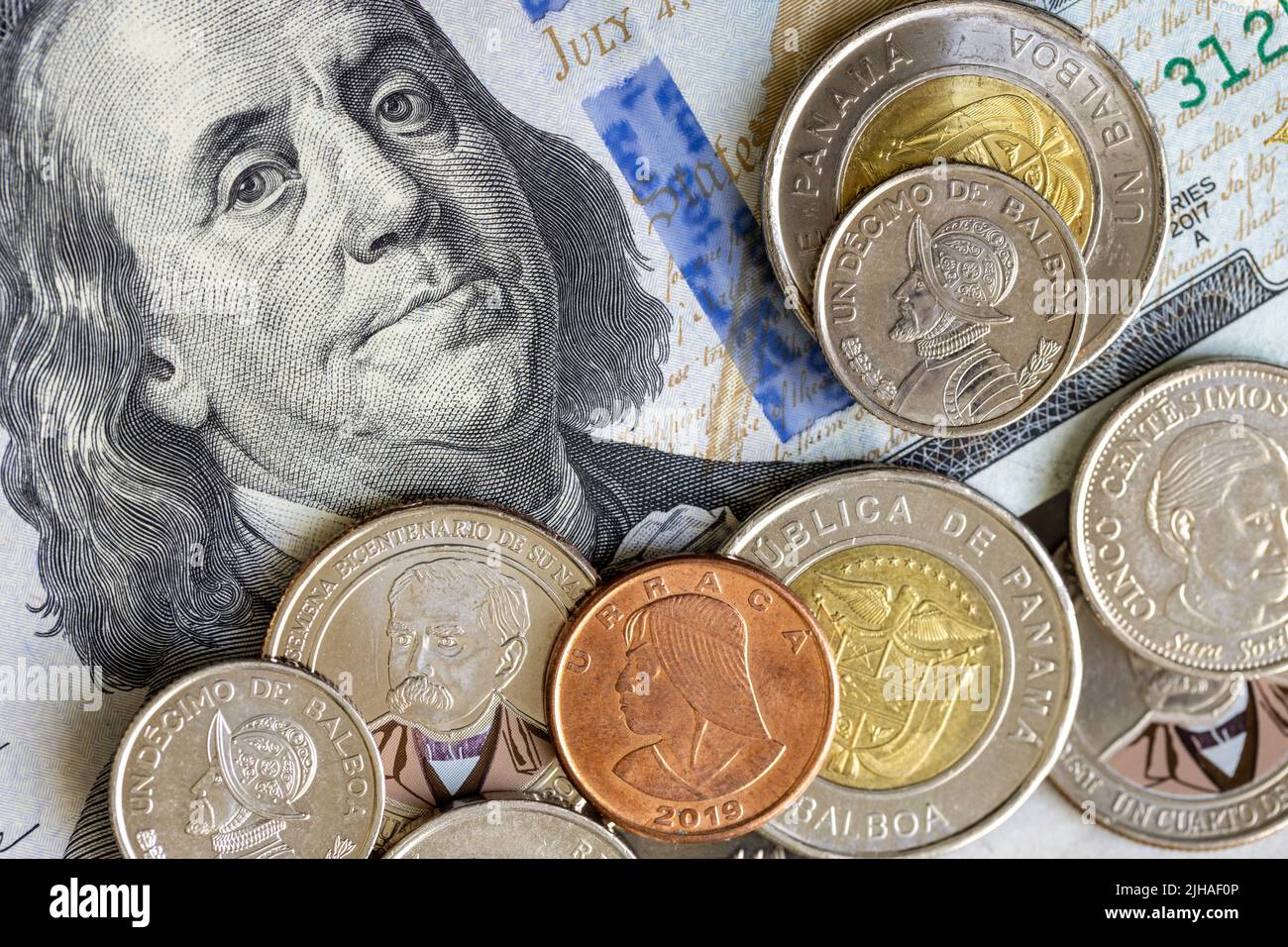 Panama money, Balboa coins and US dollars, Tax haven, Financial and ...