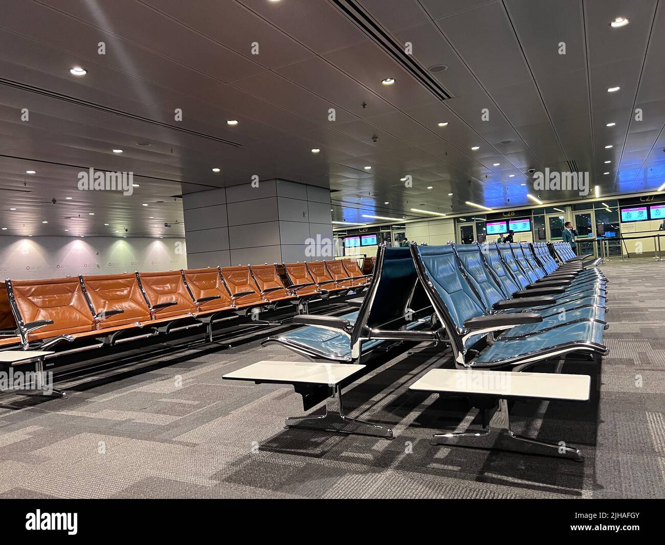 Hamad International Airport Departure lounge Stock Photo - Alamy
