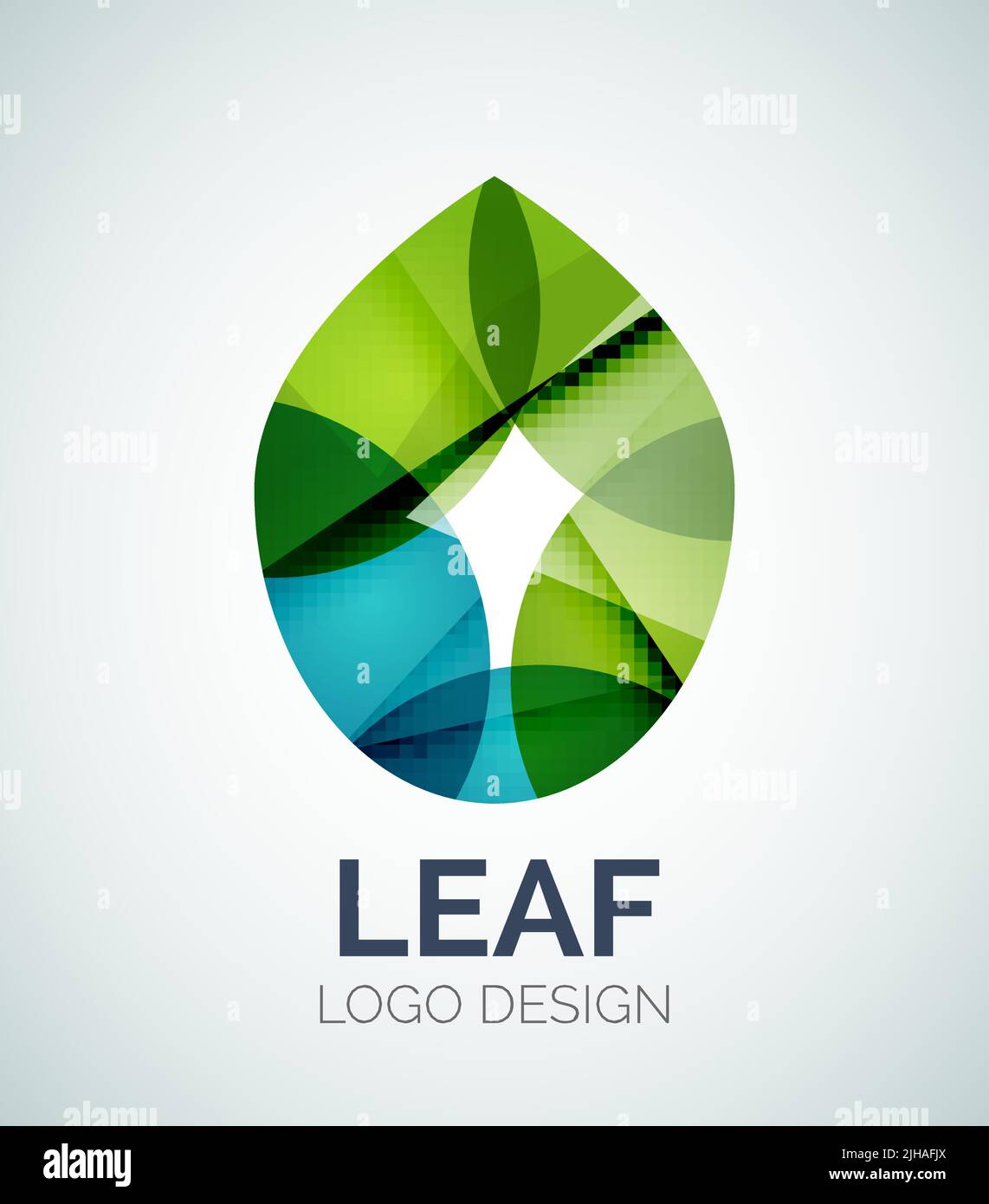 Leaf logo, concept, branding logotype design Stock Vector Image & Art ...