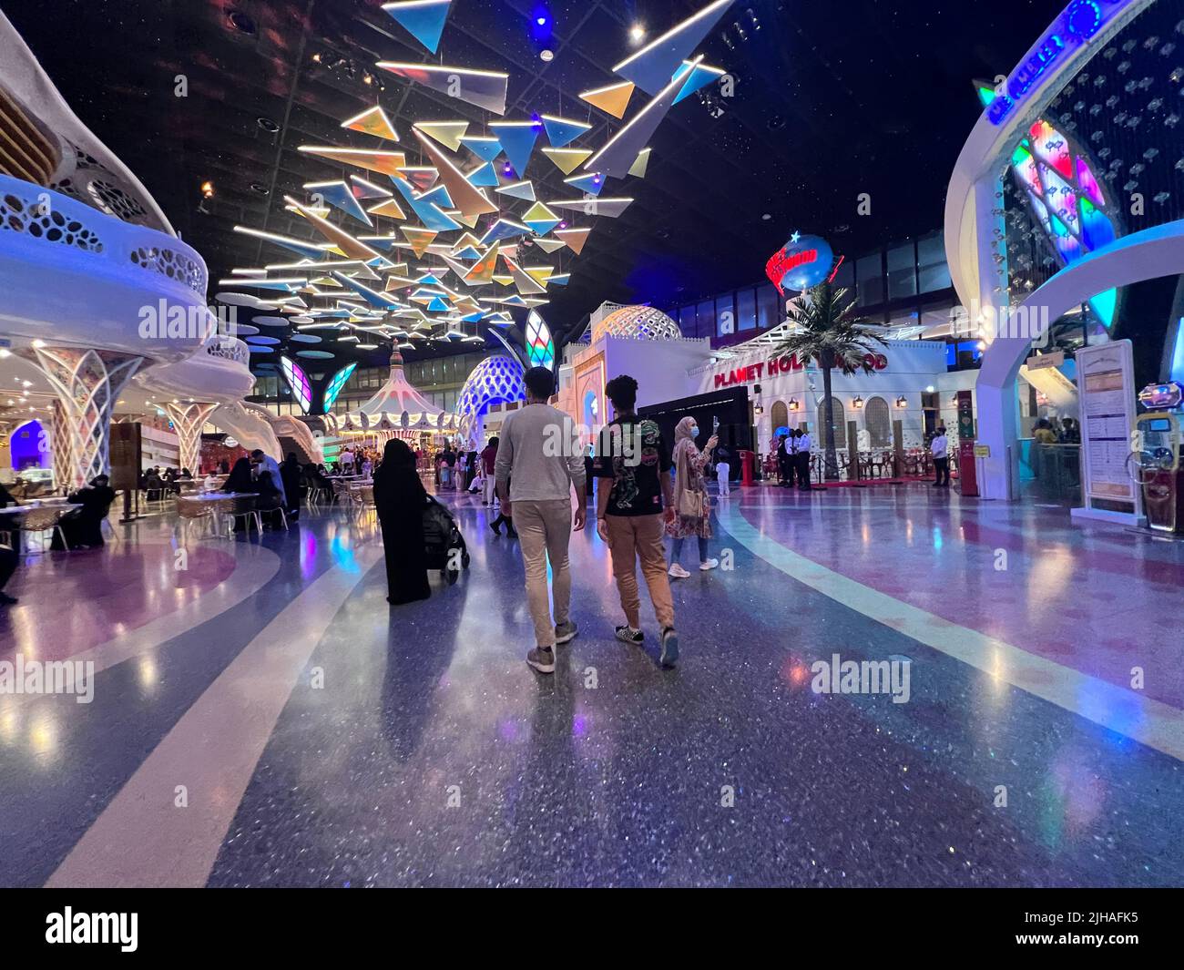 Doha Oasis Theme Park Msheireb Downtown. Doha quest Stock Photo - Alamy
